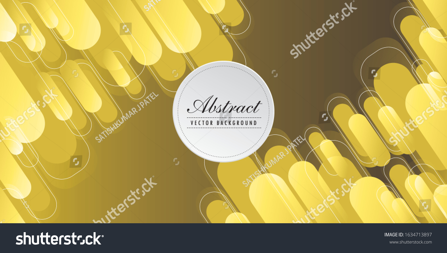 Yellow Abstract Straight Lines Background Stock Vector (Royalty Free ...