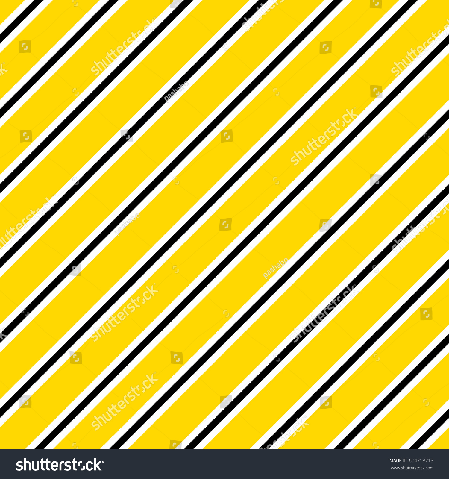 Yellow Black Diagonal Lines Seamless Geometric Stock Vector (Royalty ...