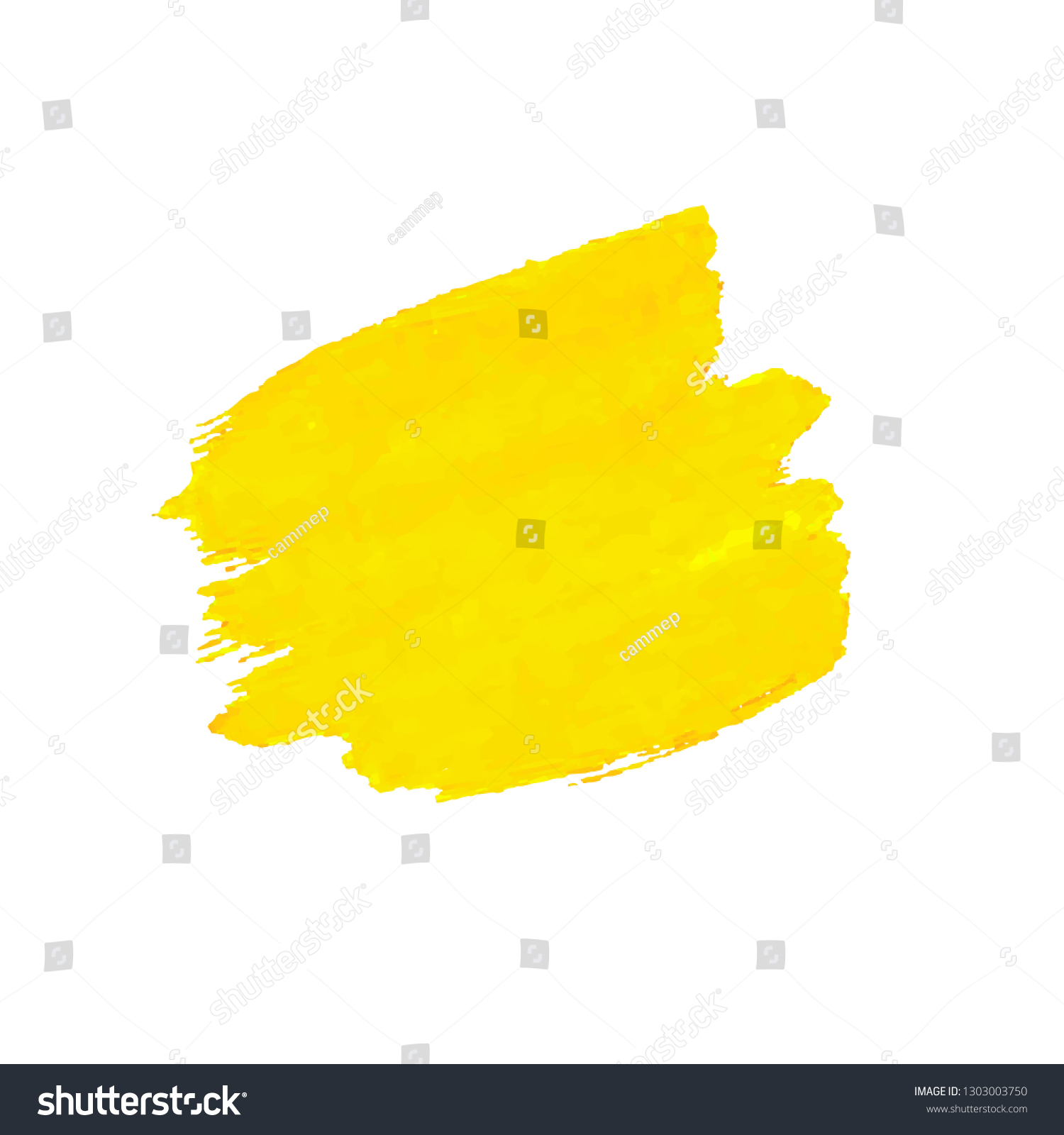 Yellow Blob Isolated Vector Illustration Stock Vector (Royalty Free ...