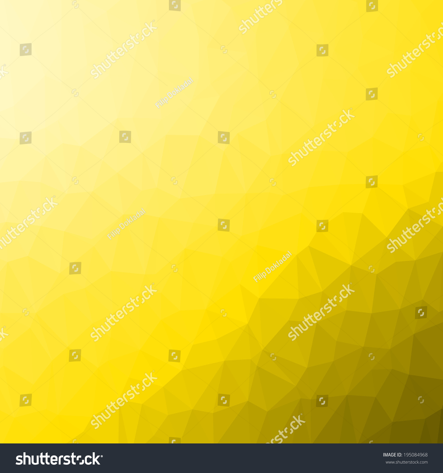 Yellow Clean Modern Low Poly Background Stock Vector (Royalty Free ...