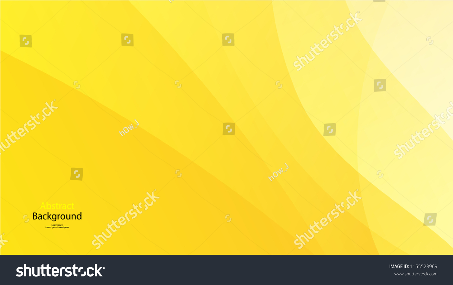 Yellow Color Background Abstract Art Vector Stock Vector (Royalty Free ...