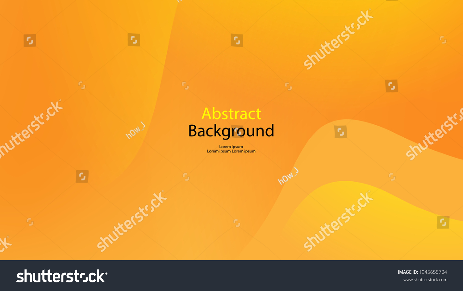 Yellow Color Background Abstract Art Vector: เวกเตอร์สต็อก (ปลอดค่า ...