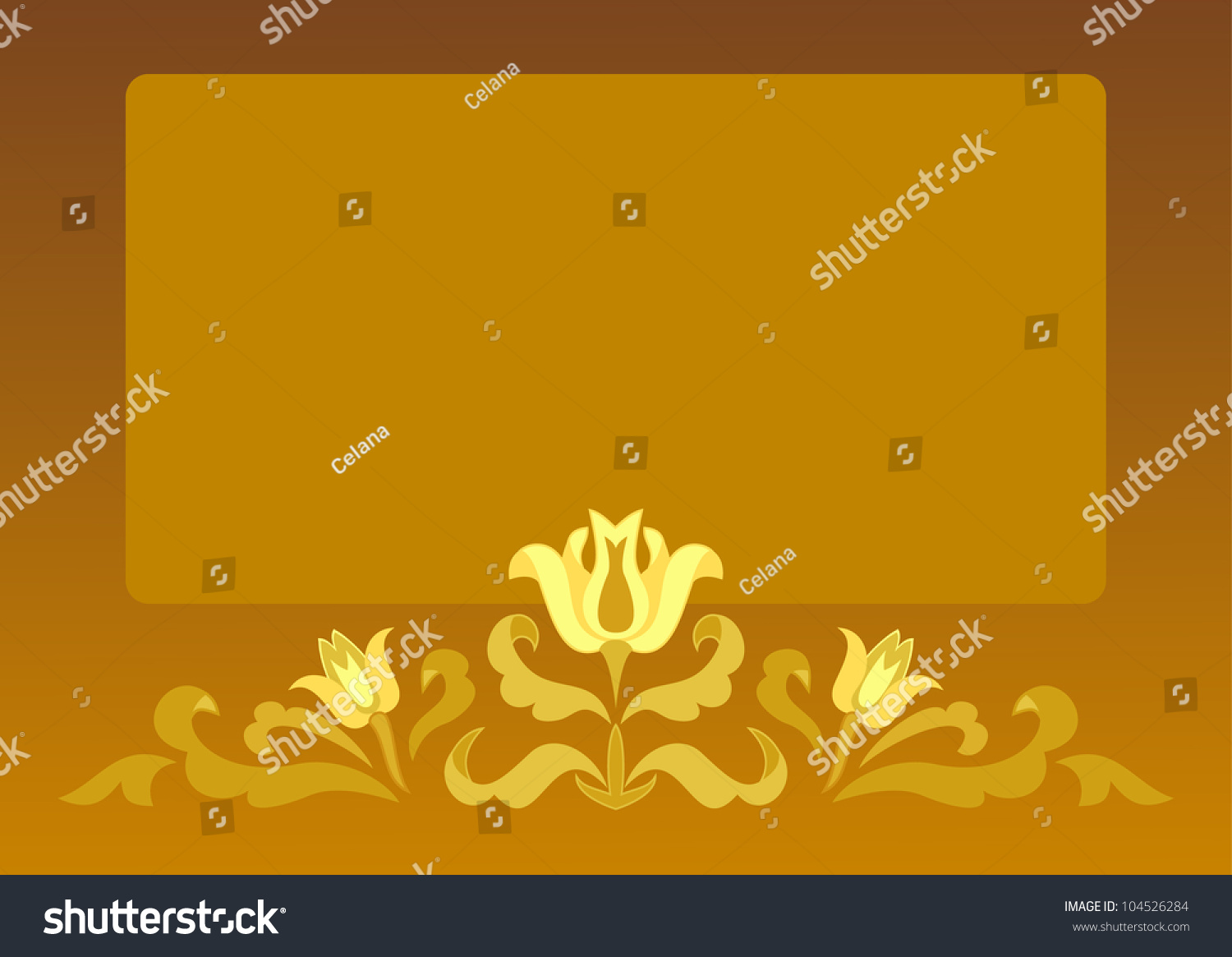 Yellow Flower Background Stock Vector (Royalty Free) 104526284 ...