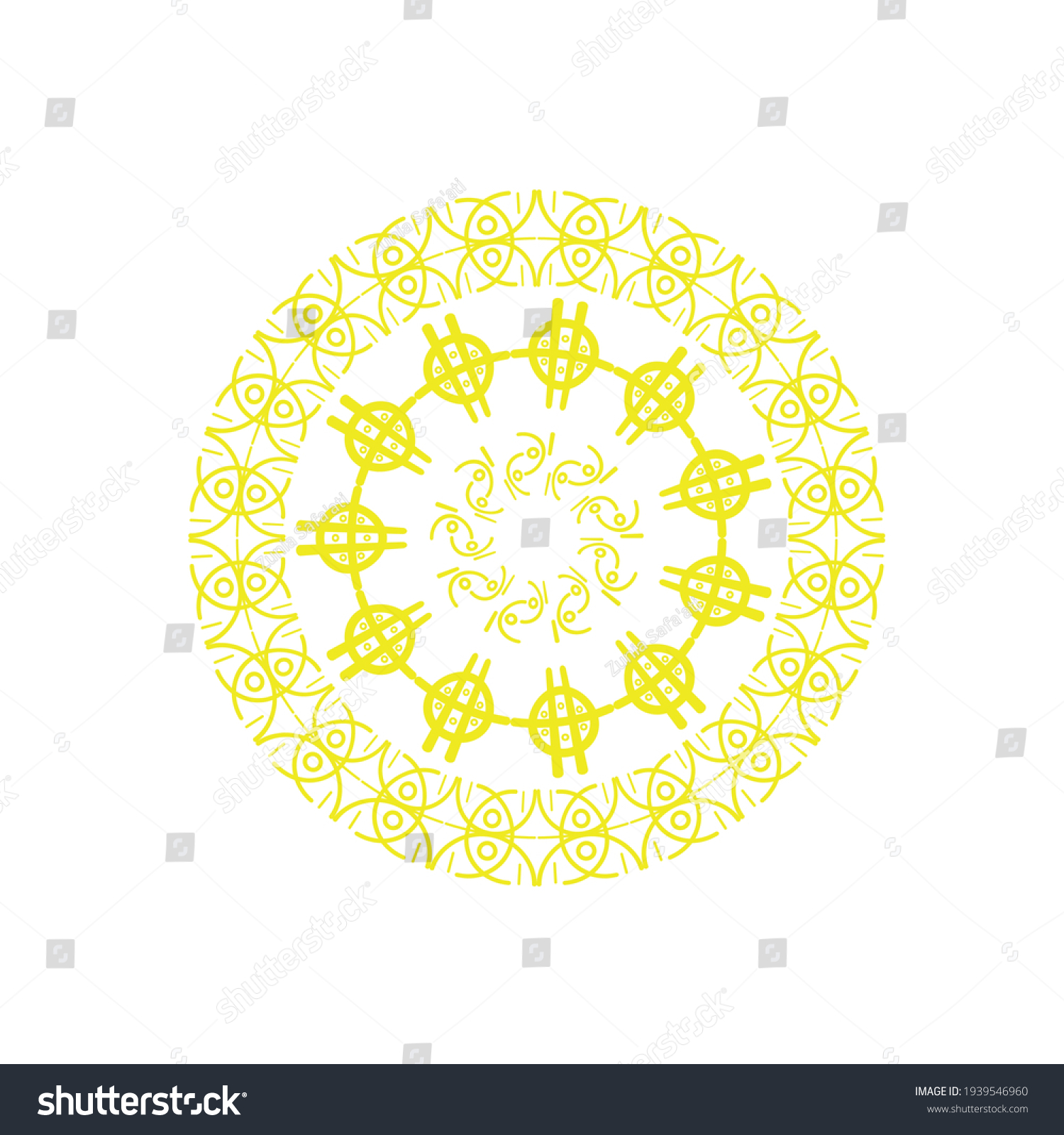 Yellow Geometric Patterns Abstract Background Seamless Stock Vector ...