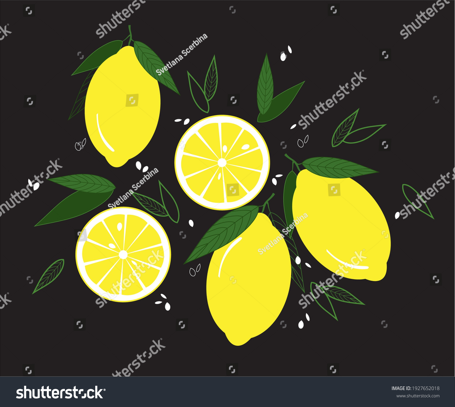 313,967 Lemons black background Images, Stock Photos & Vectors ...