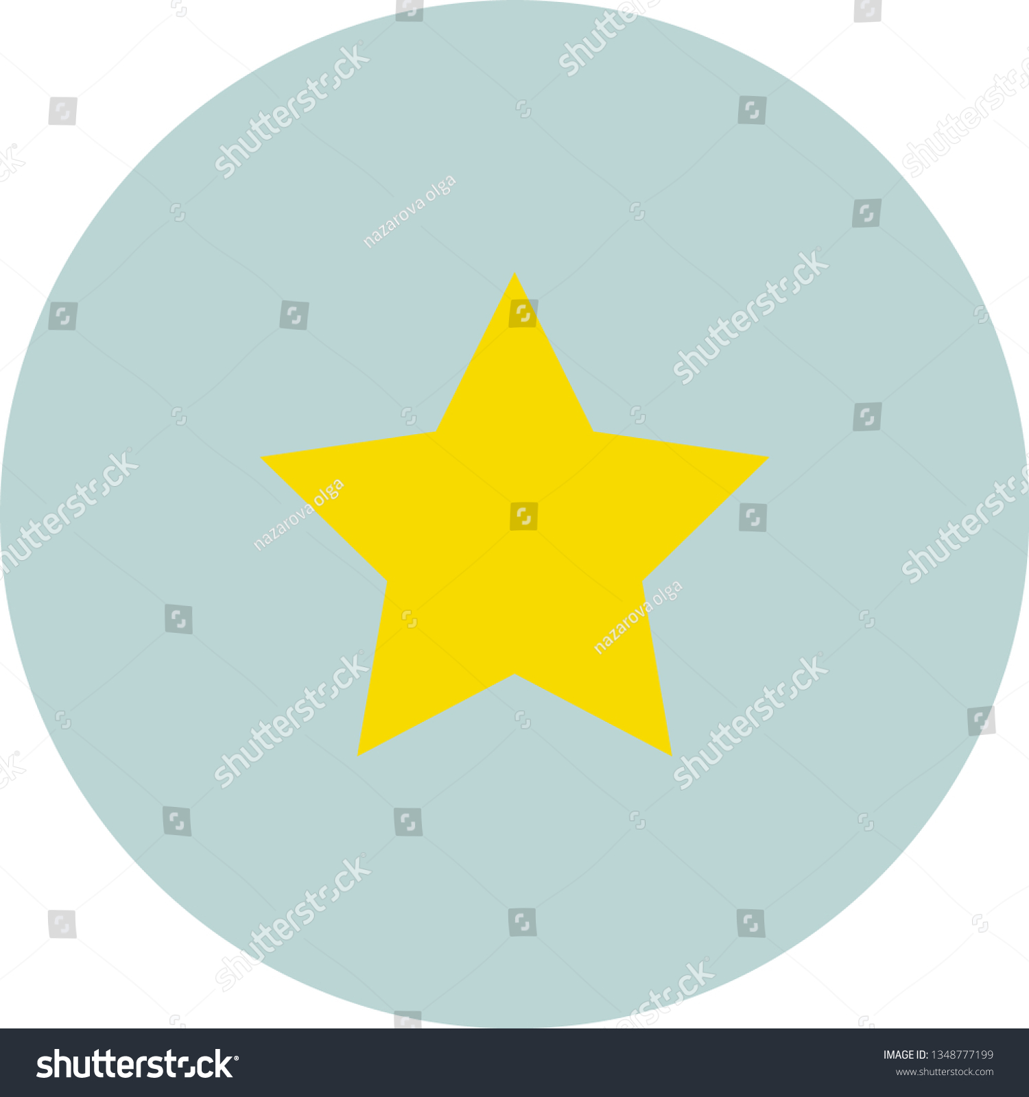 Yellow Star Icon Stock Vector (Royalty Free) 1348777199 | Shutterstock