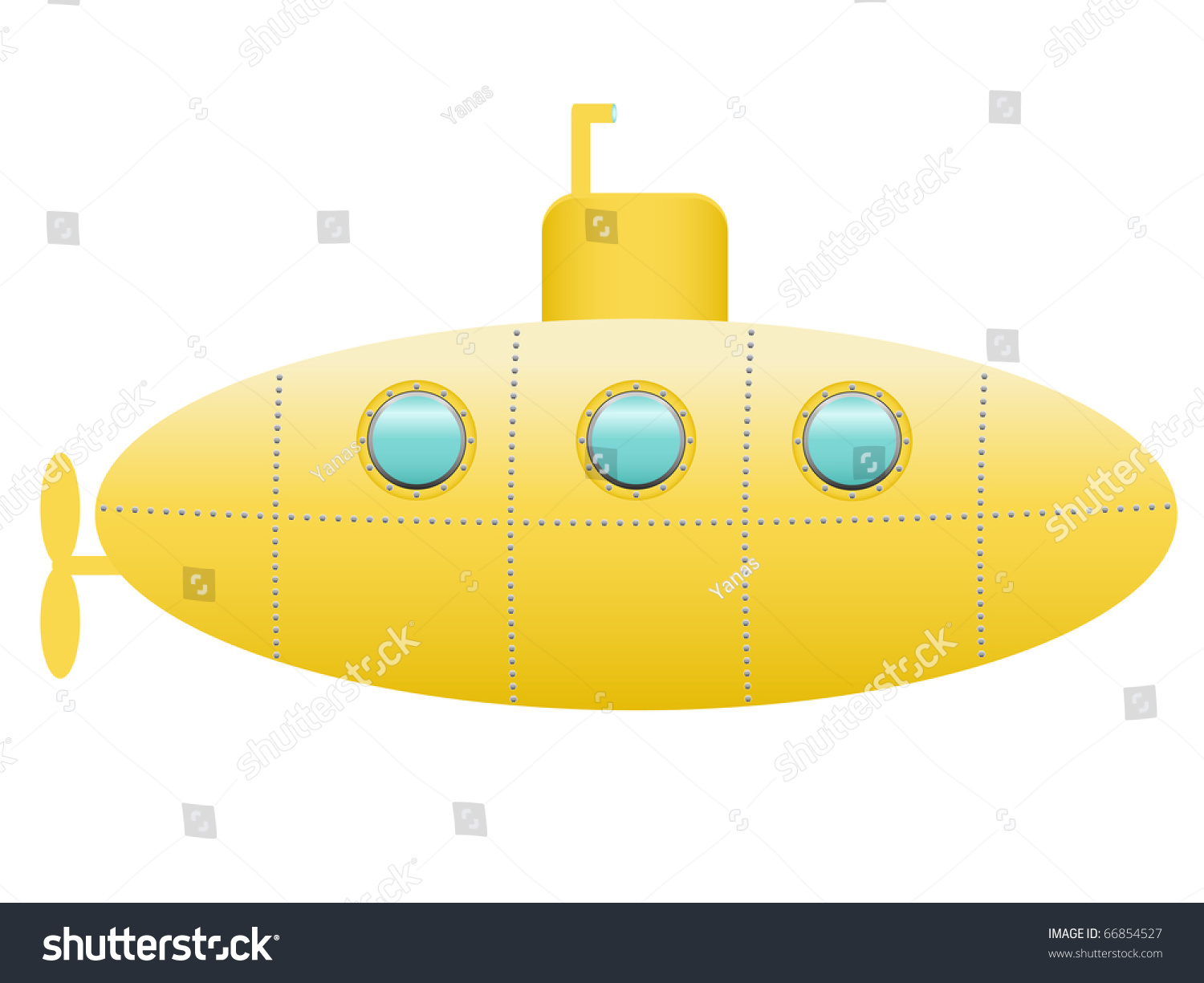 Yellow submarine clipart free