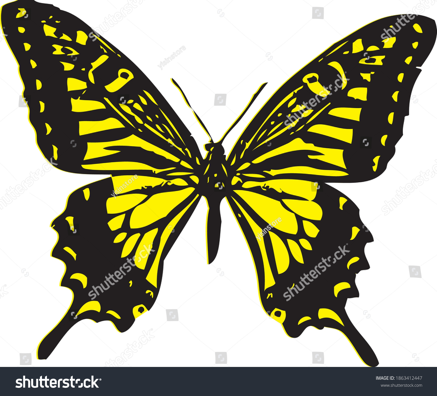 29,388 Yellow swallowtail Images, Stock Photos & Vectors | Shutterstock