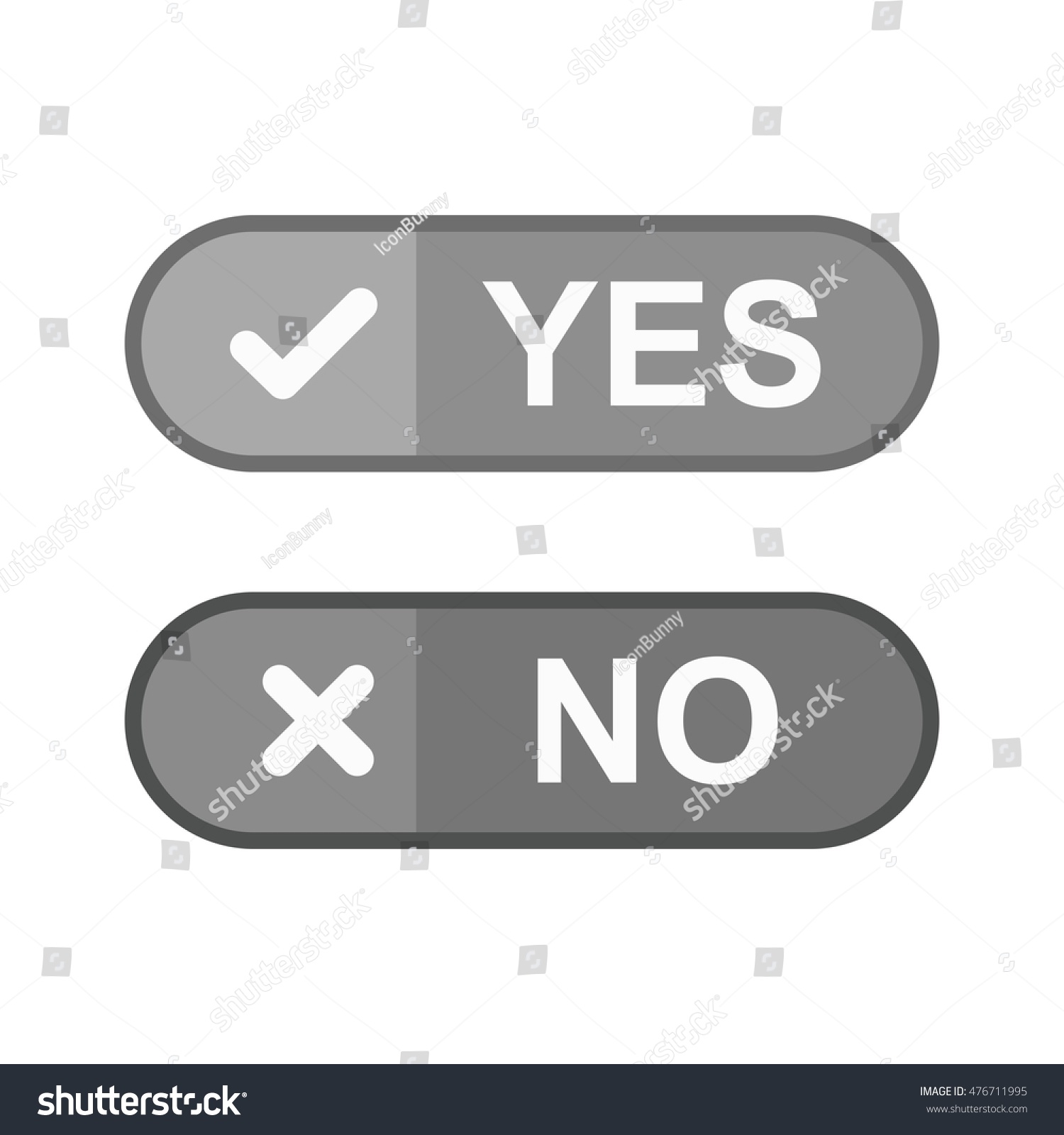 Yes No Option 스톡 벡터(로열티 프리) 476711995 | Shutterstock