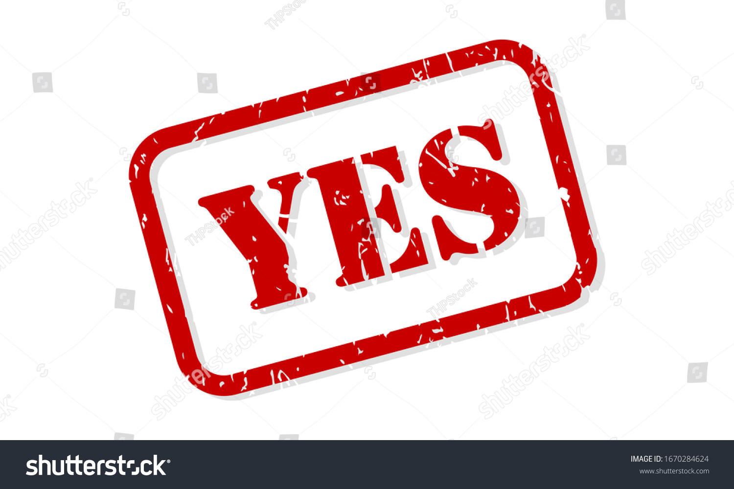 Yes Red Rubber Stamp Vector Isolated: เวกเตอร์สต็อก (ปลอดค่าลิขสิทธิ์ ...