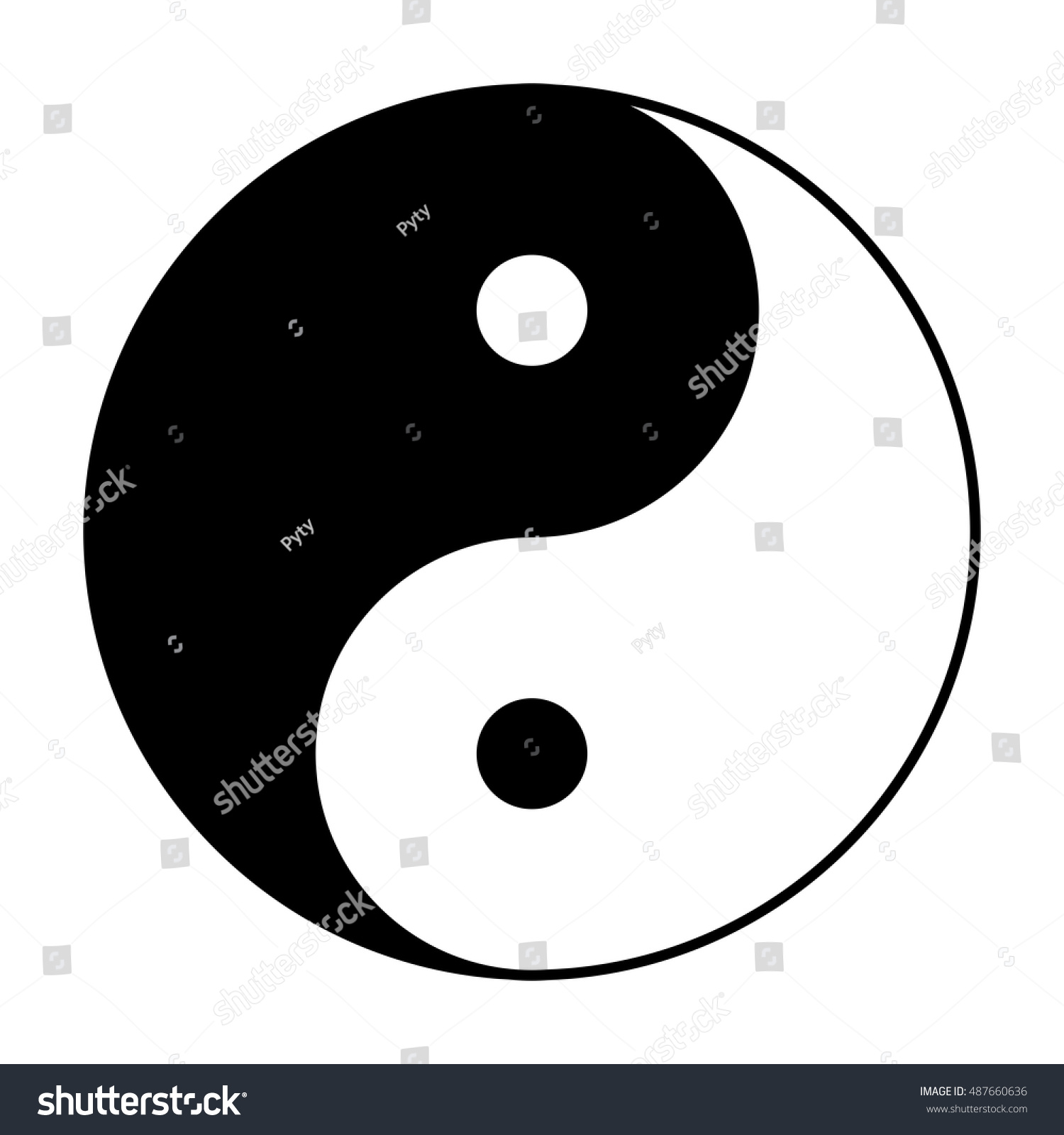 Yin Yang Symbol Chinese Phylosophy Describes Stock Vector (Royalty Free ... Yin Yang Symbol Chinese Phylosophy Describes Stock Vector (Royalty Free ...
