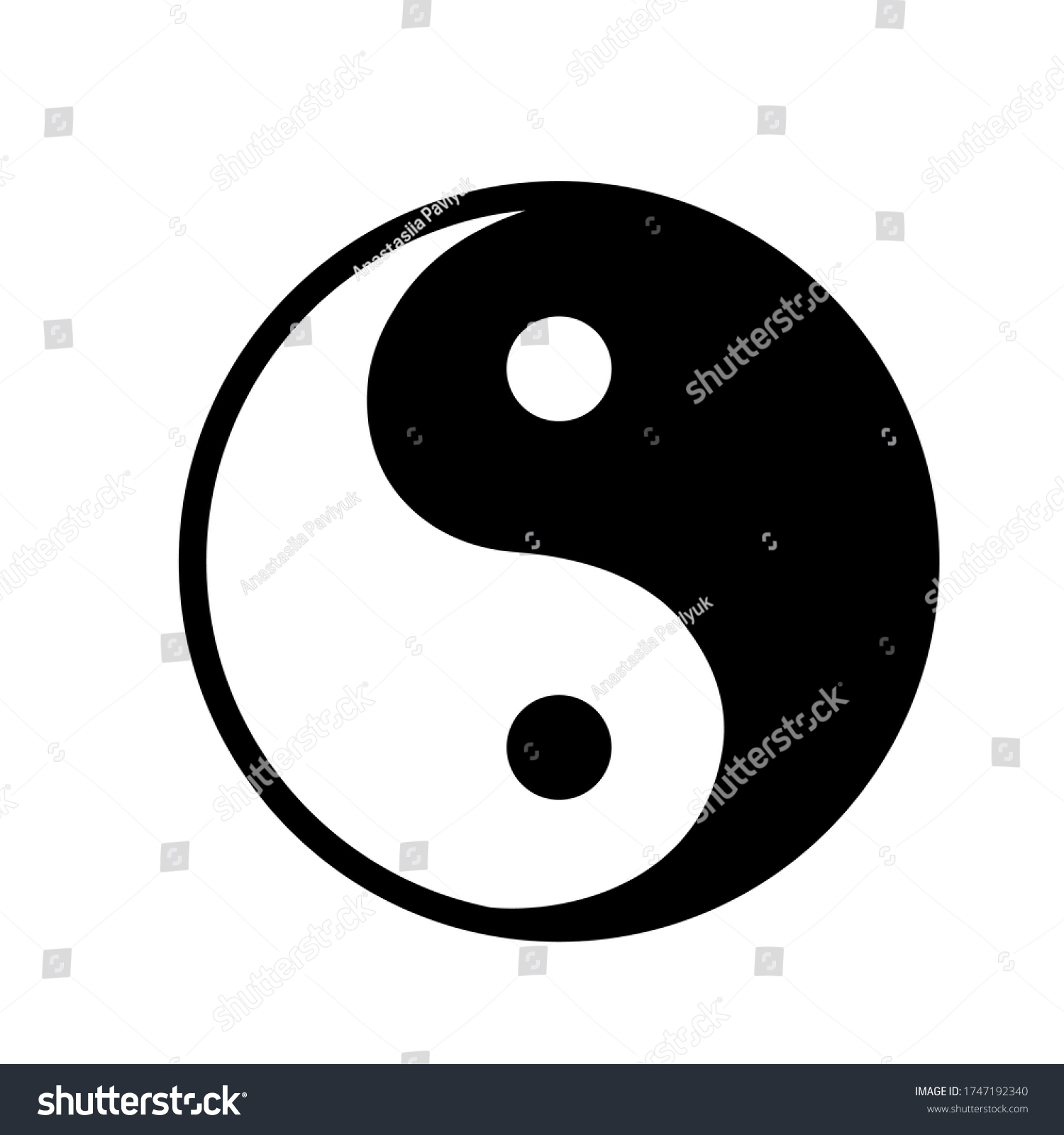 Yin Yang Symbol Border Vector: Vector có sẵn (miễn phí bản quyền ...