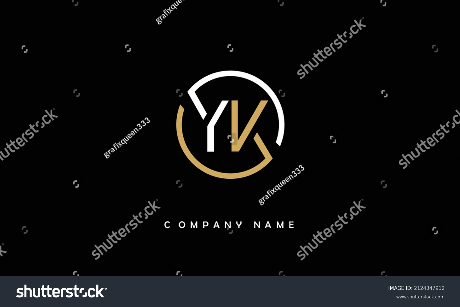 Yk Ky Alphabets Letters Logo Monogram Stock Vector (Royalty Free ...