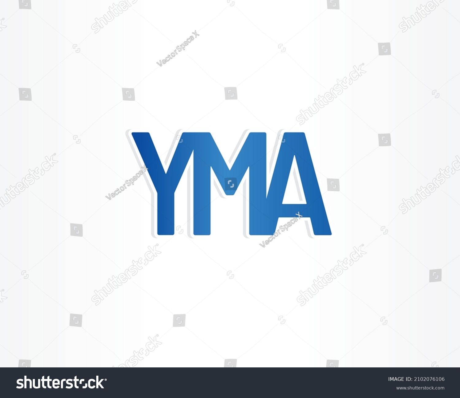 Yma Initial Letter Icon Concept Logo Stock Vector (Royalty Free ...