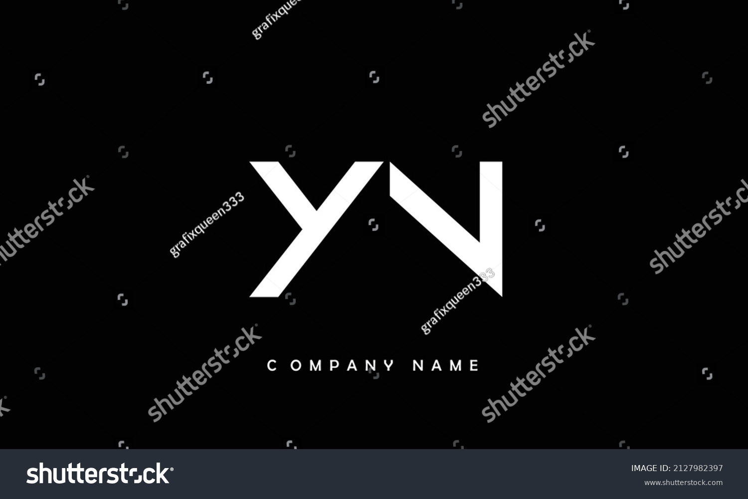 Yn Ny Alphabets Letters Logo Monogram Stock Vector (Royalty Free ...