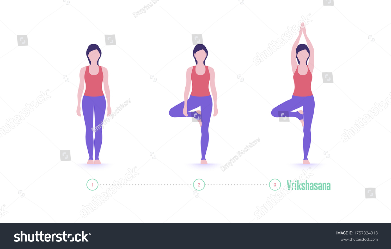 269 Tadasana pose Stock Illustrations, Images & Vectors | Shutterstock