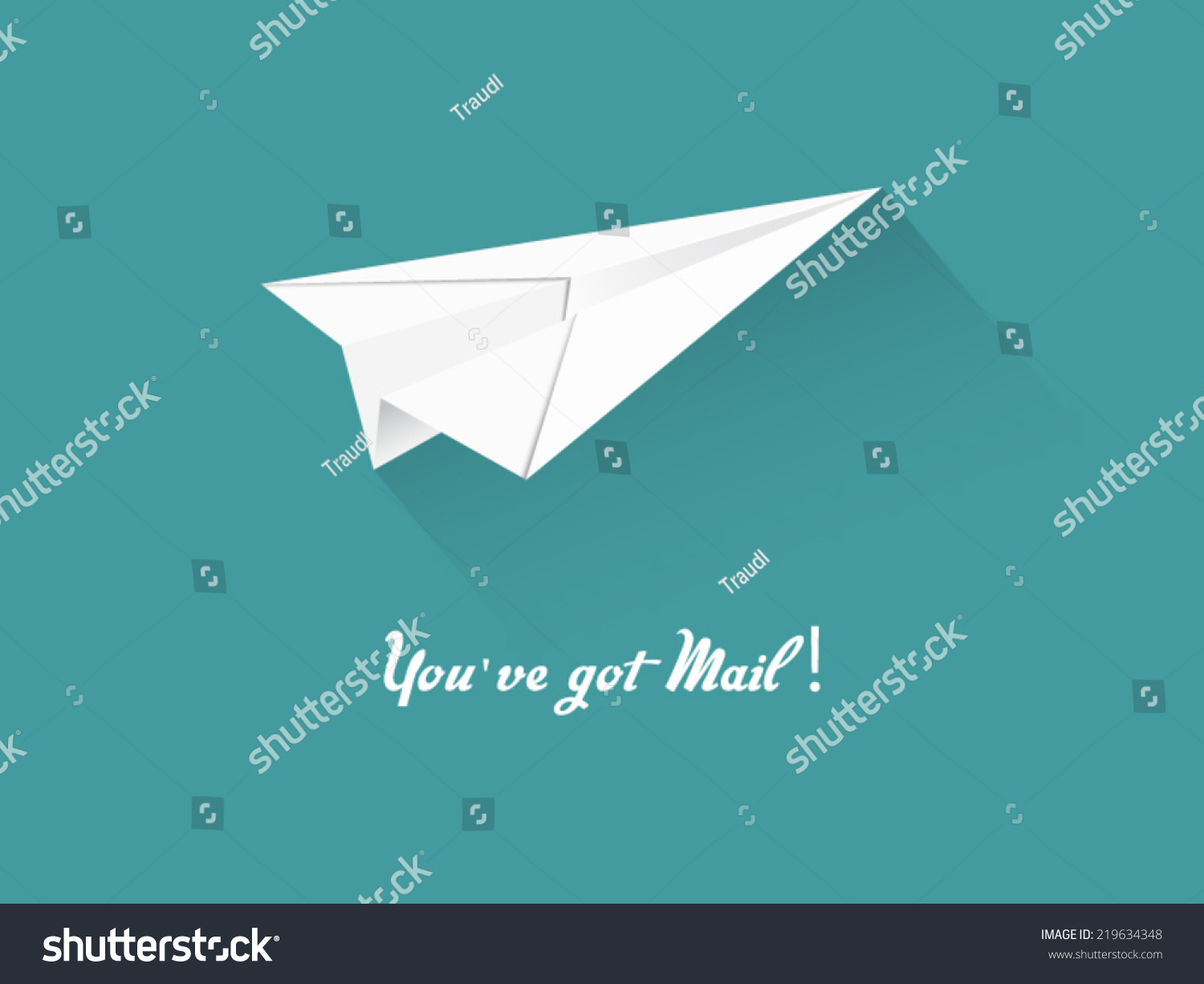 Youve Got Mail Vector Illustration Stock Vector (Royalty Free) 219634348 Youve Got Mail Vector Illustration Stock Vector (Royalty Free) 219634348