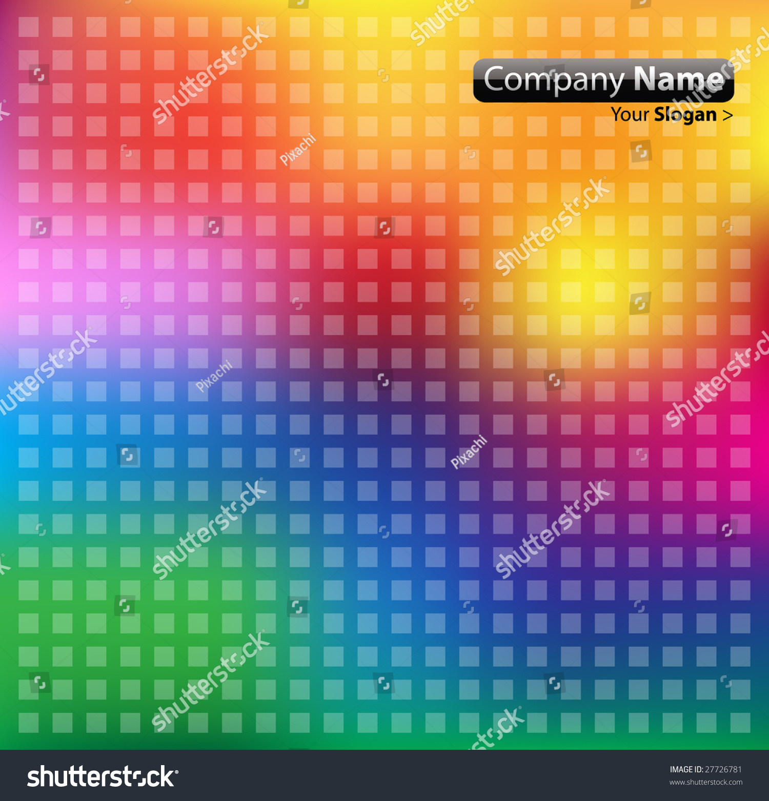 Your Company Layout Presentation Template Stock Vector (Royalty Free ...