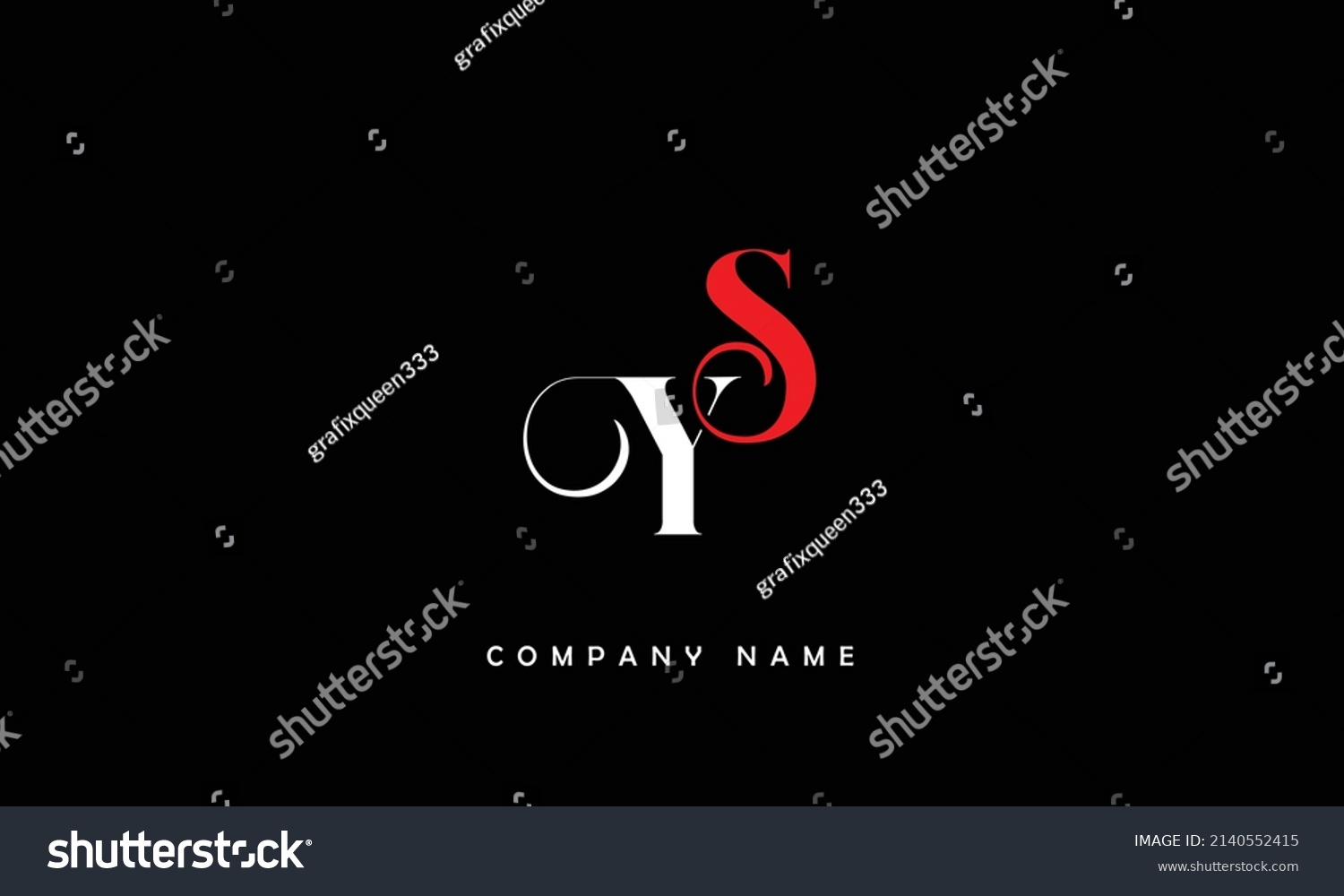 Ys Sy Alphabets Letters Logo Monogram Stock Vector (Royalty Free ...