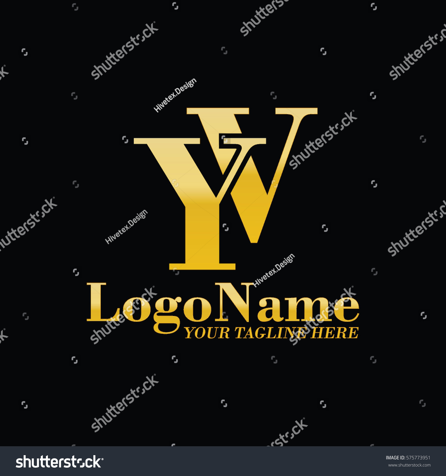 Yv Logo Stock Vector 575773951 - Shutterstock