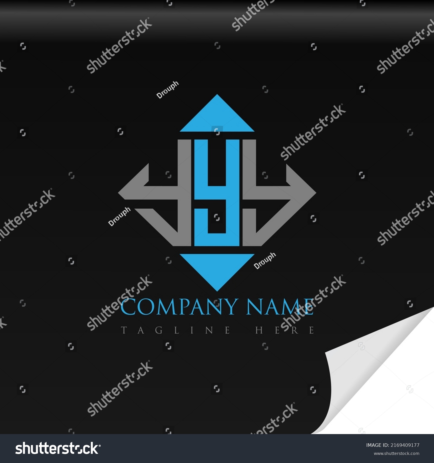 Yyy Logo Monogram Isolated On Circle Stock Vector (Royalty Free ...
