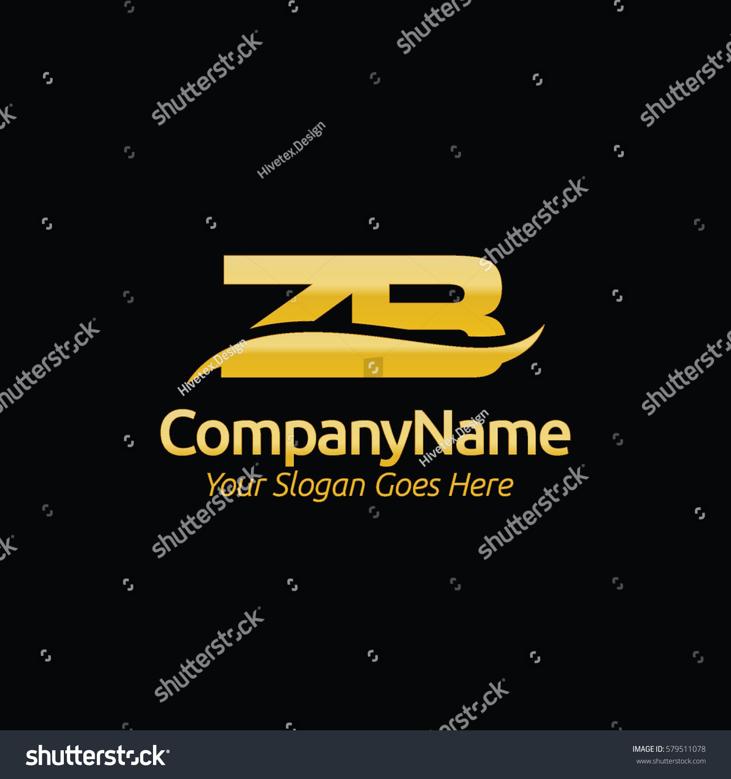 Zb Logo Stock Vector (Royalty Free) 579511078