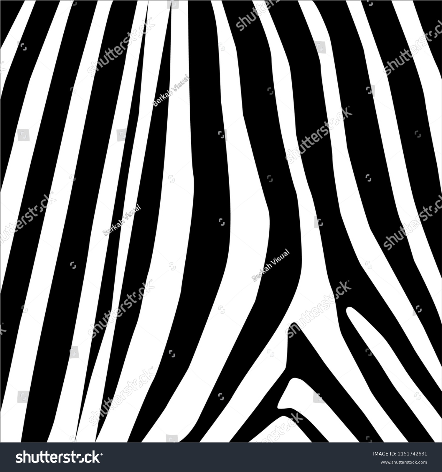 Zebra Motifs Pattern Vector Illustration Stock Vector (Royalty Free ...
