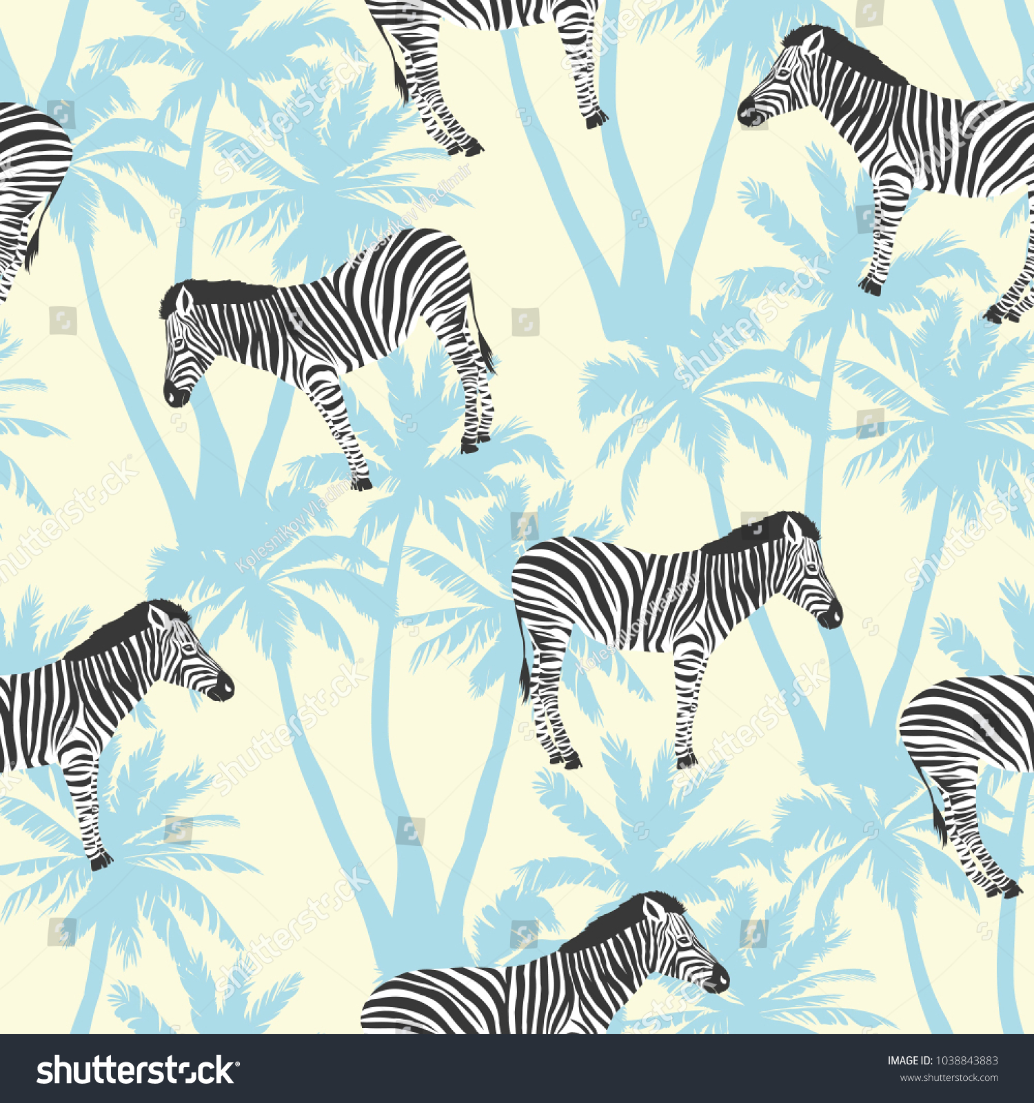 Zebra Pattern Illustration Animal Stock Vector (Royalty Free ...