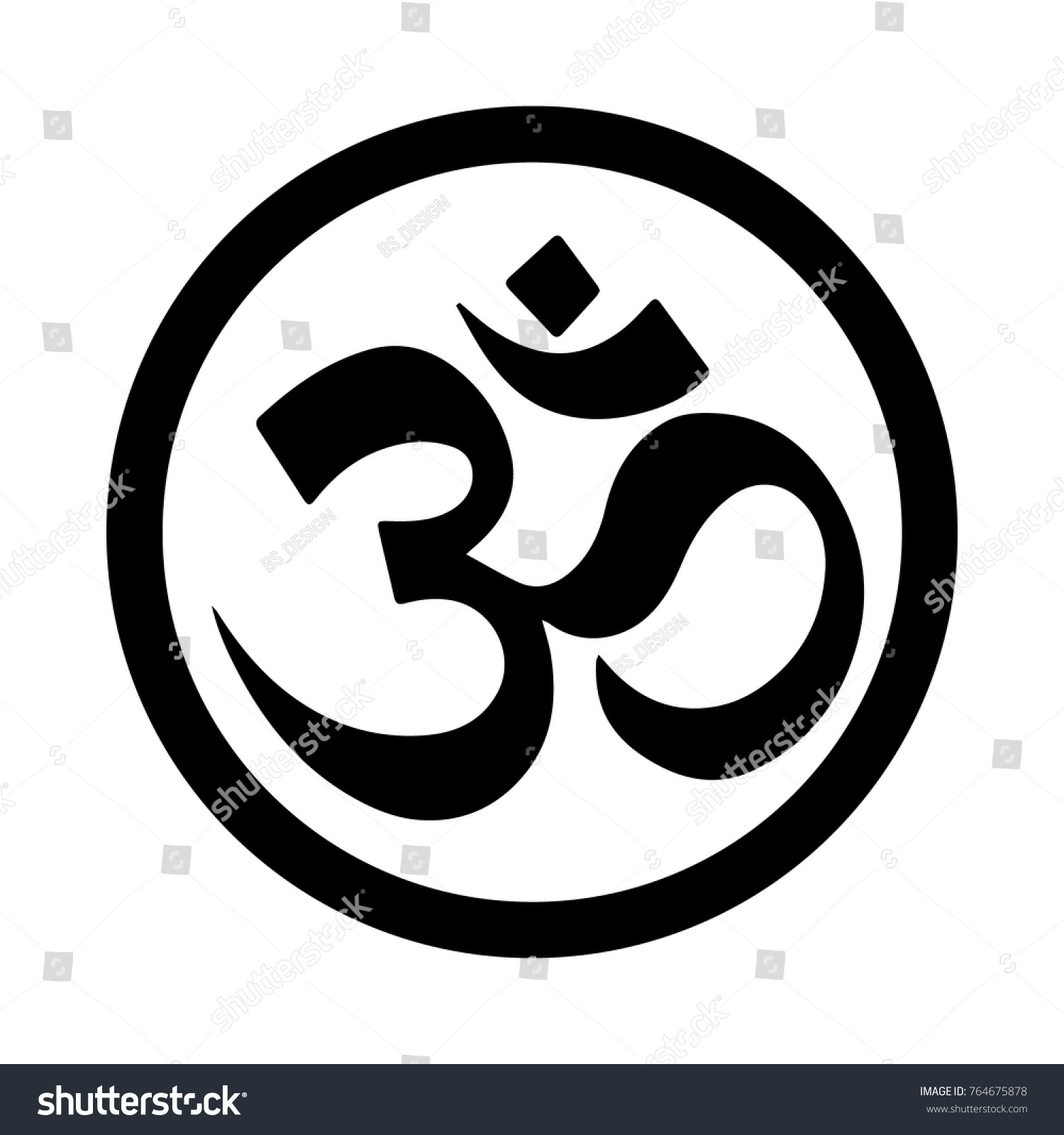 Zen Icon Symbol Stock Vector (Royalty Free) 764675878