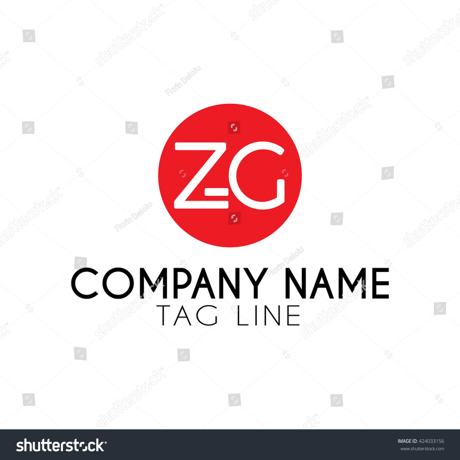 Zg Logo Stock Vector (Royalty Free) 424033156 | Shutterstock