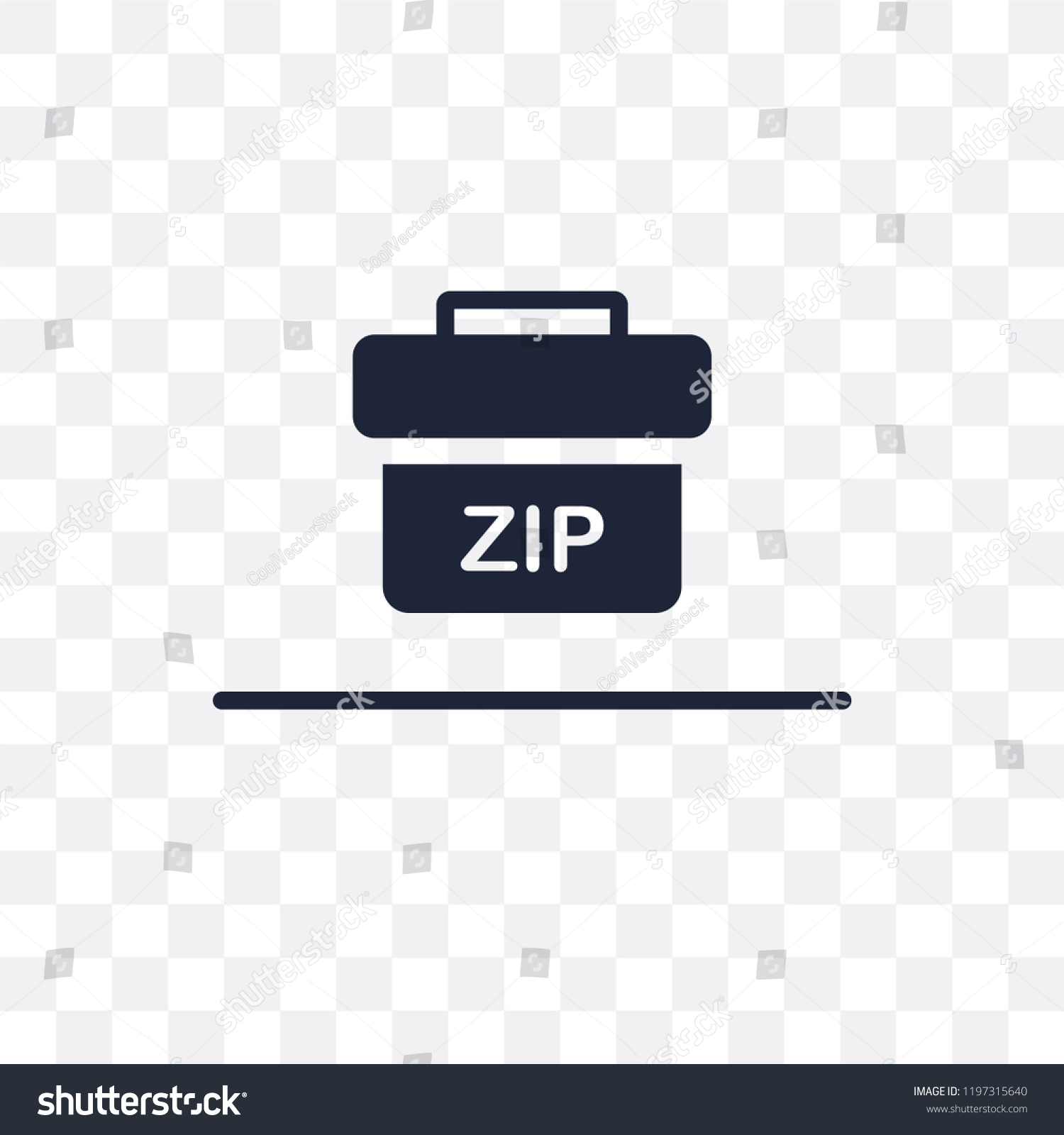 Zip Code Transparent Icon Zip Code Stock Vector (Royalty Free) 1197315640