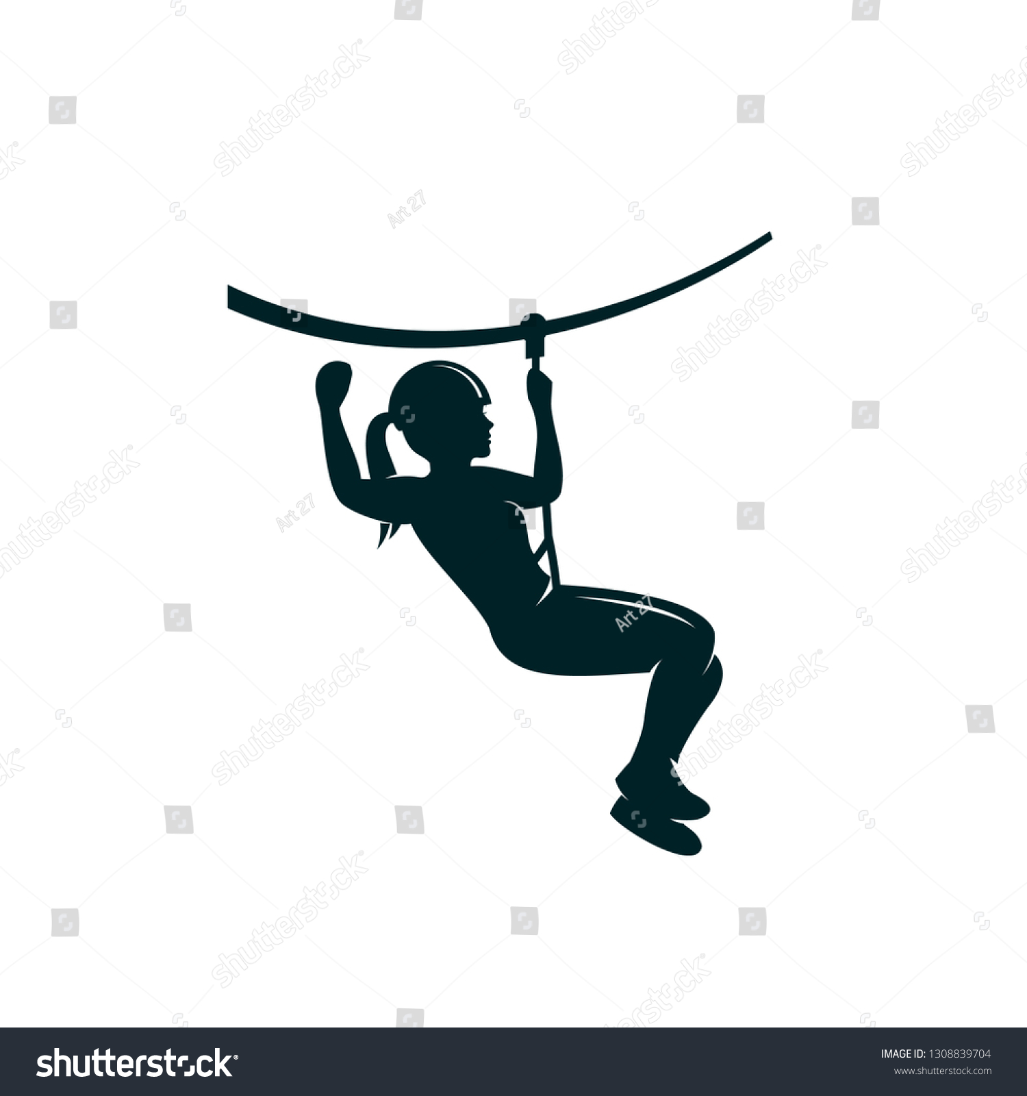 43 Zip wire and woman Stock Illustrations, Images & Vectors | Shutterstock