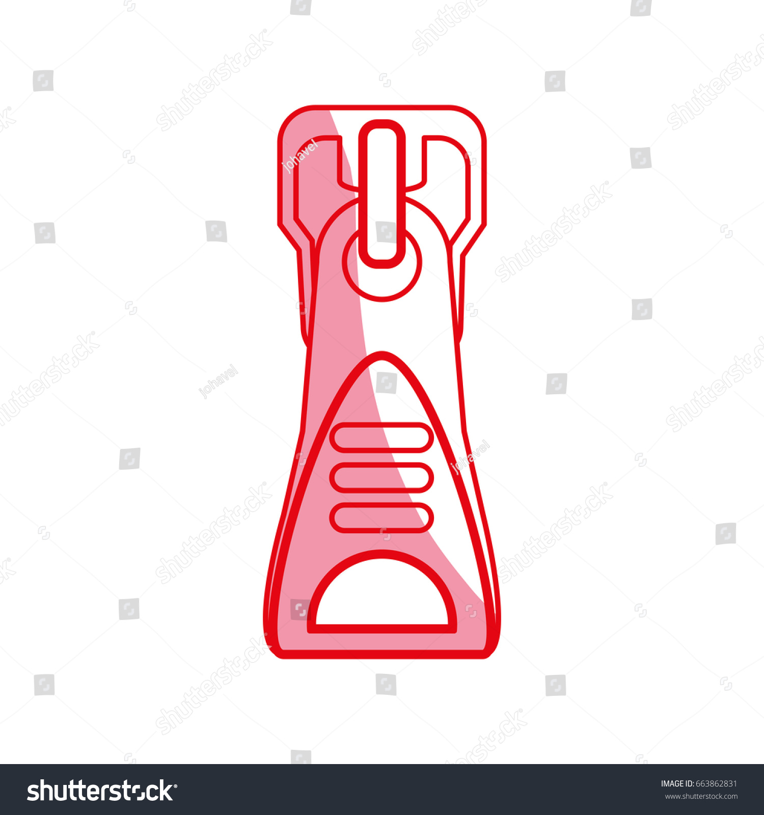 Zipper Symbol Stock Vector (Royalty Free) 663862831 | Shutterstock