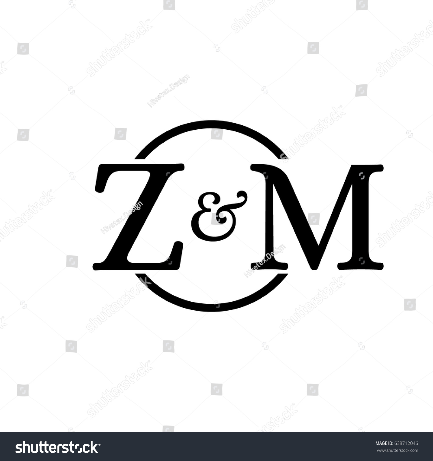 Zm Logo Stock Vector (Royalty Free) 638712046