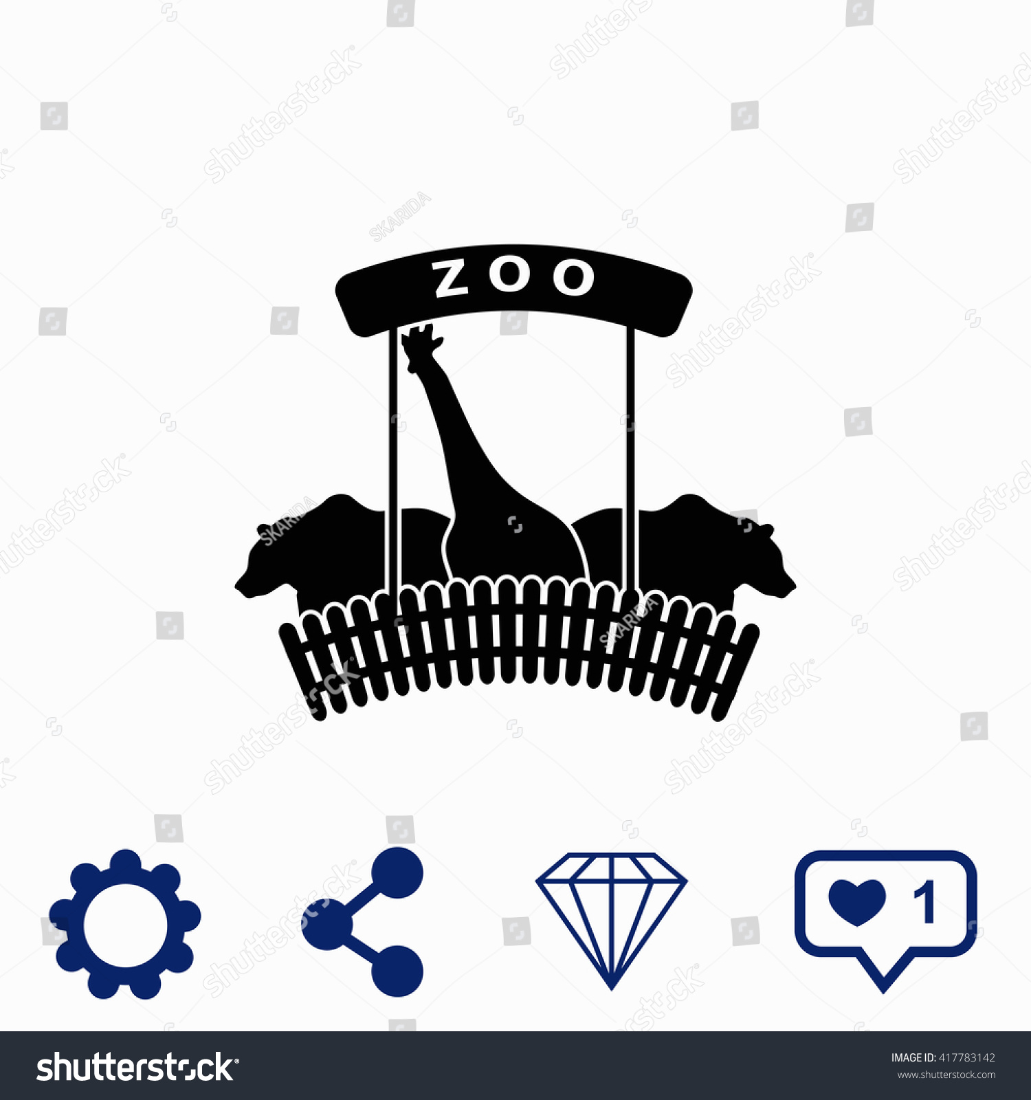 449,663 Zoo icons 图片、库存照片和矢量图 | Shutterstock