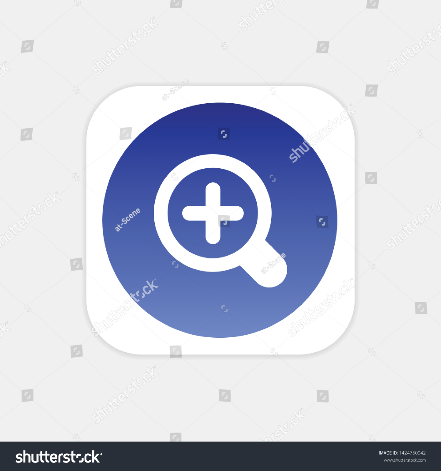 Zoom Vector App Icon Stock Vector (Royalty Free) 1424750942 | Shutterstock