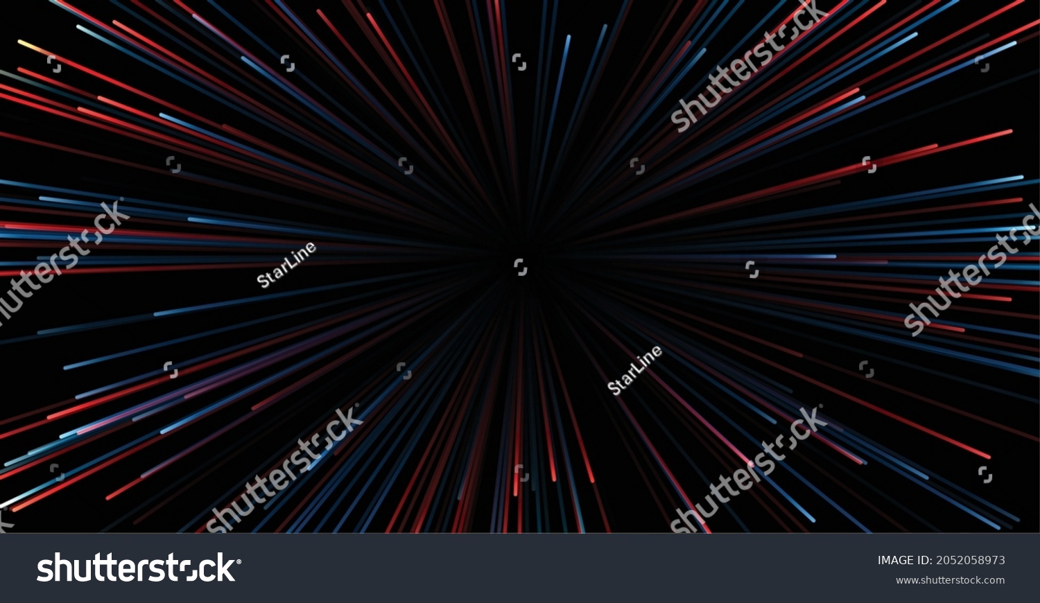 Zoom Light Rays Speed Background Stock Vector (Royalty Free) 2052058973 ...