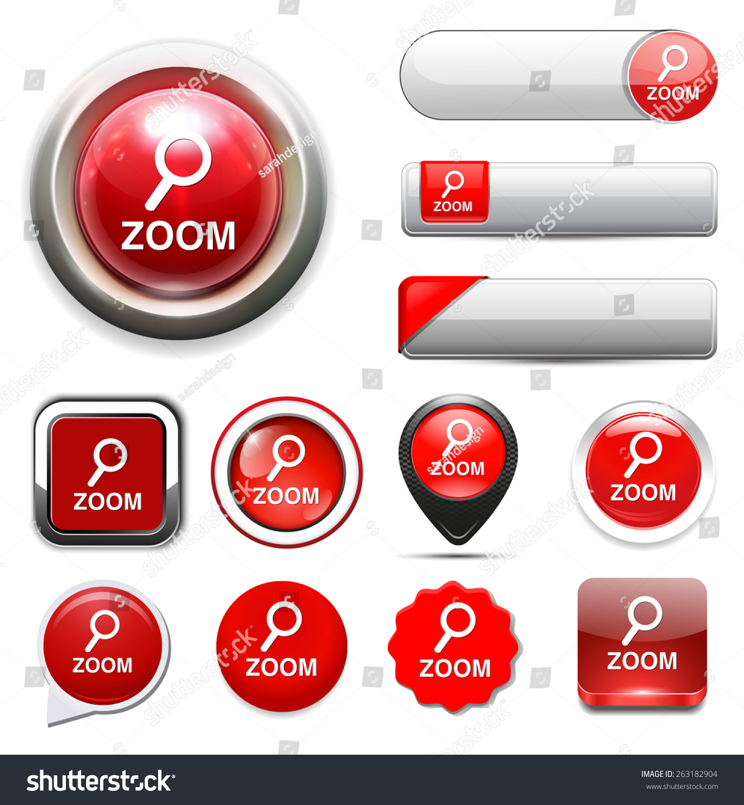 Zoom Word Icon Stock Vector (Royalty Free) 263182904 | Shutterstock