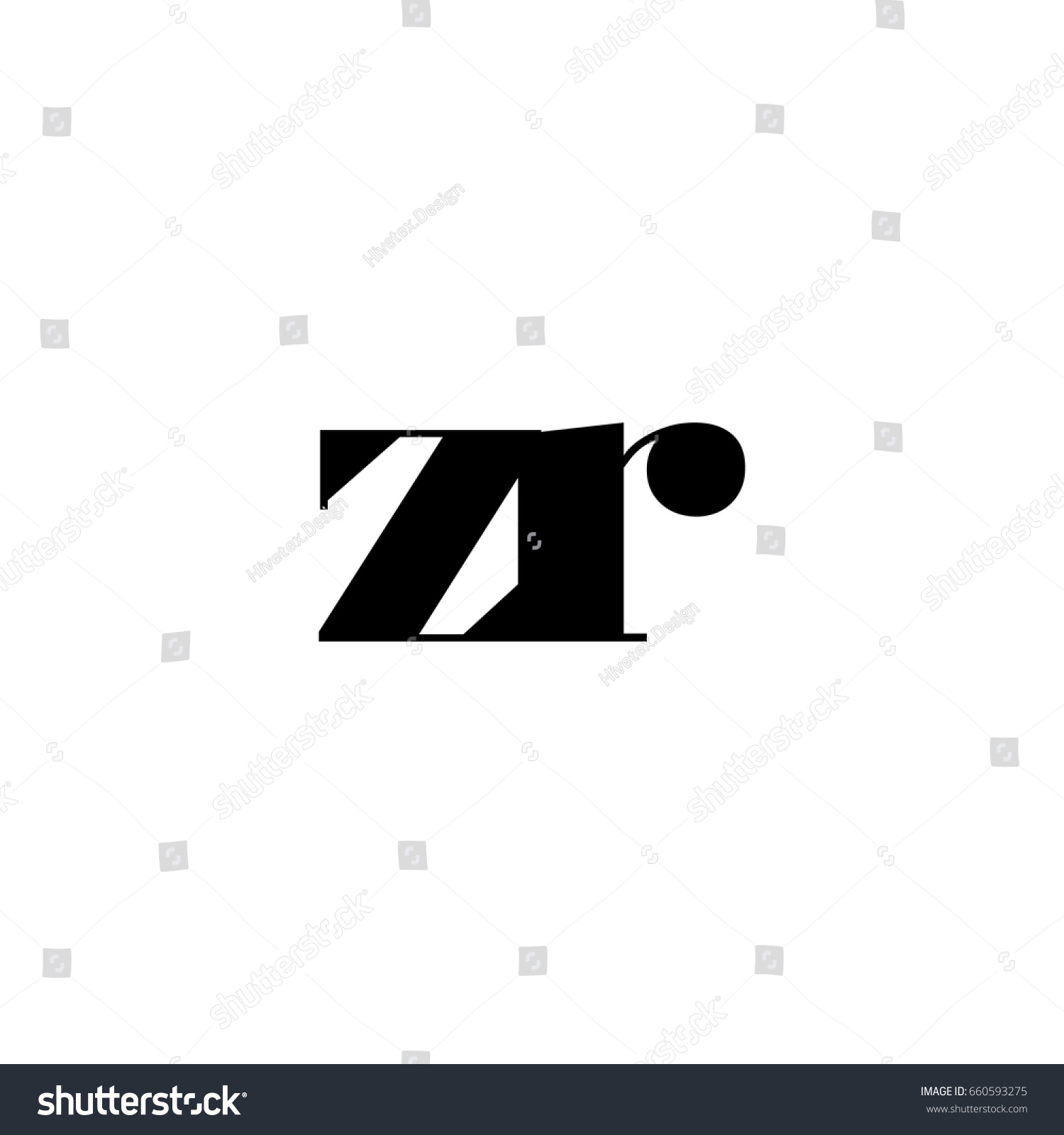 Zr Logo Stock Vector (Royalty Free) 660593275 | Shutterstock