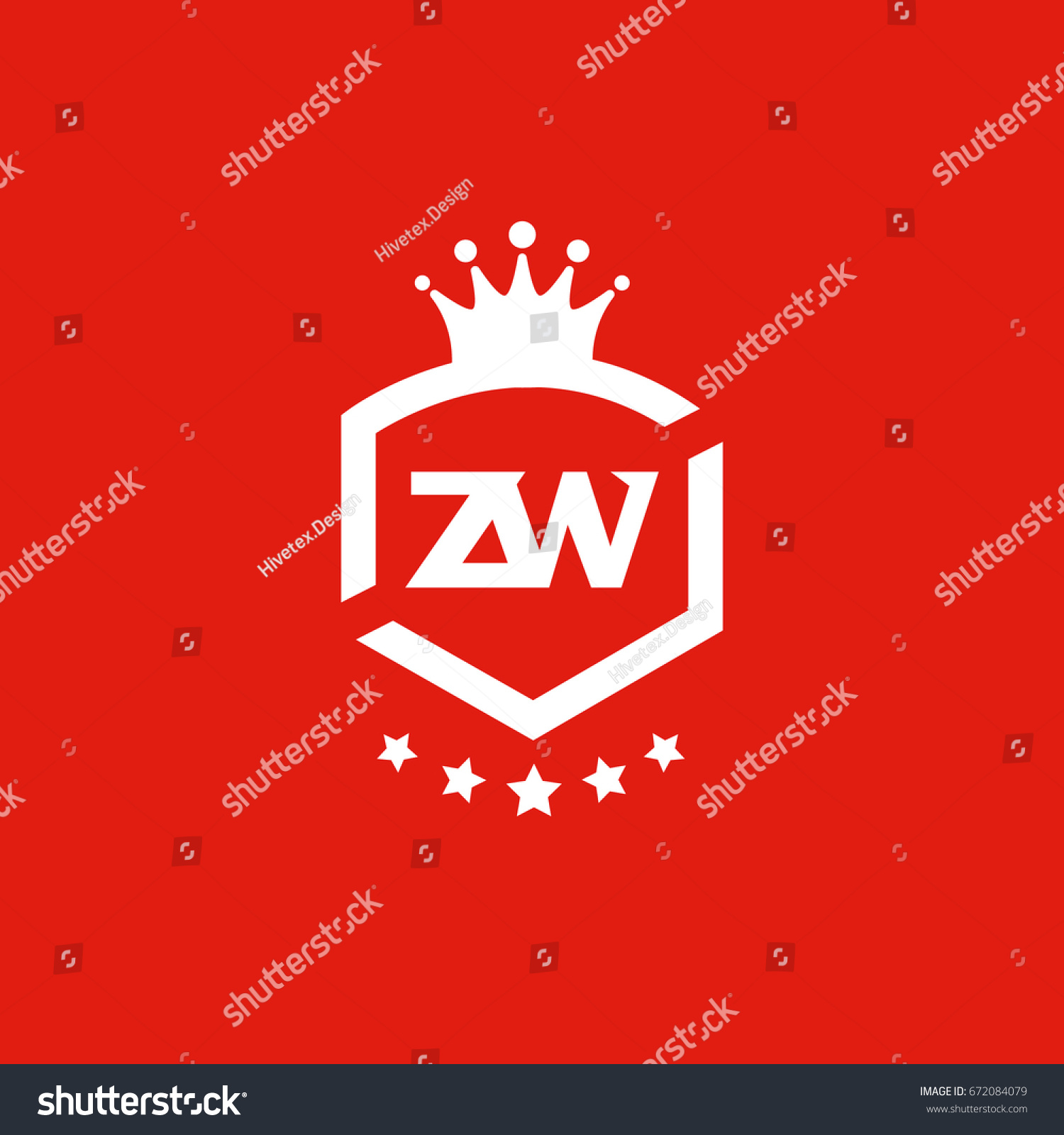 Zw Logo Stock Vector (Royalty Free) 672084079 | Shutterstock