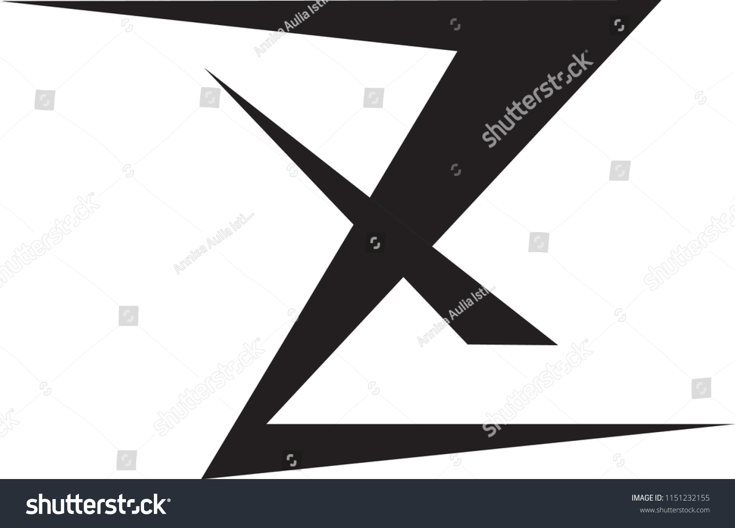 Zx Letter Vector Logo Stock Vector (Royalty Free) 1151232155 | Shutterstock