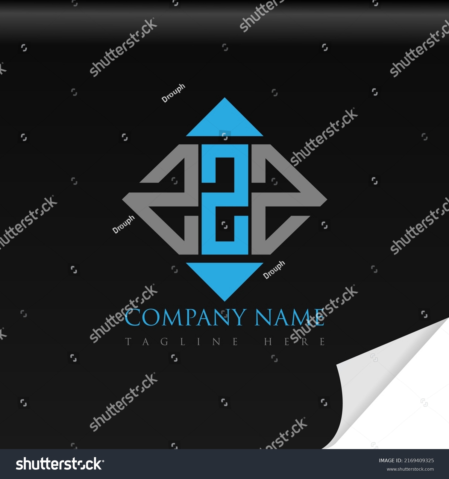 Zzz Logo Monogram Isolated On Circle Stock Vector (Royalty Free ...